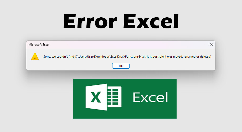 How to solve Excel Error: Sorry, we couldn't find - How To Kh